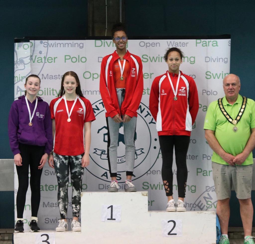 Izabella Okaro Gold & Eva Okaro Silver U13 100 Backstroke | Local ...